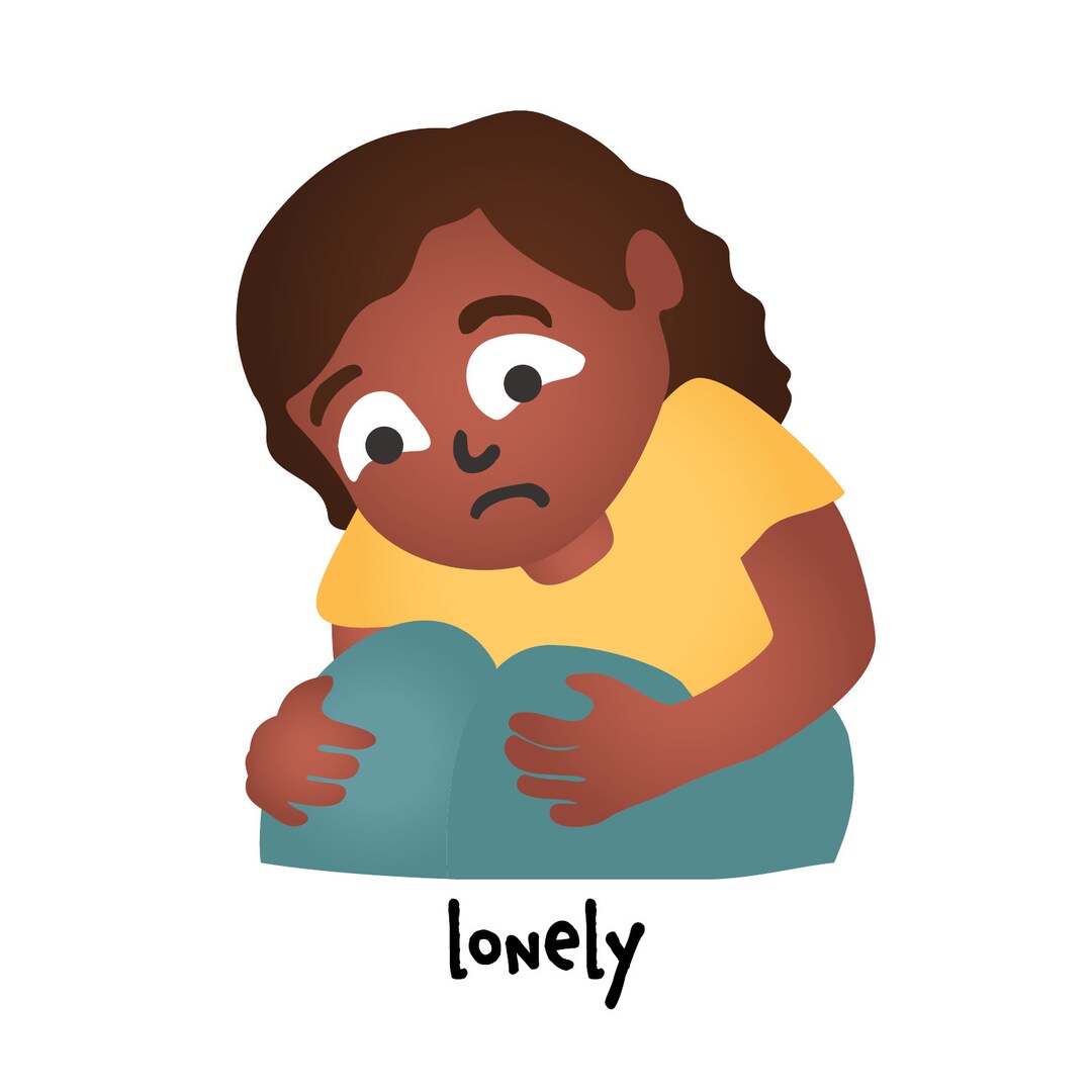 Lonely Big Feelings Collection Printable Wall Art (digital Download) - Etsy