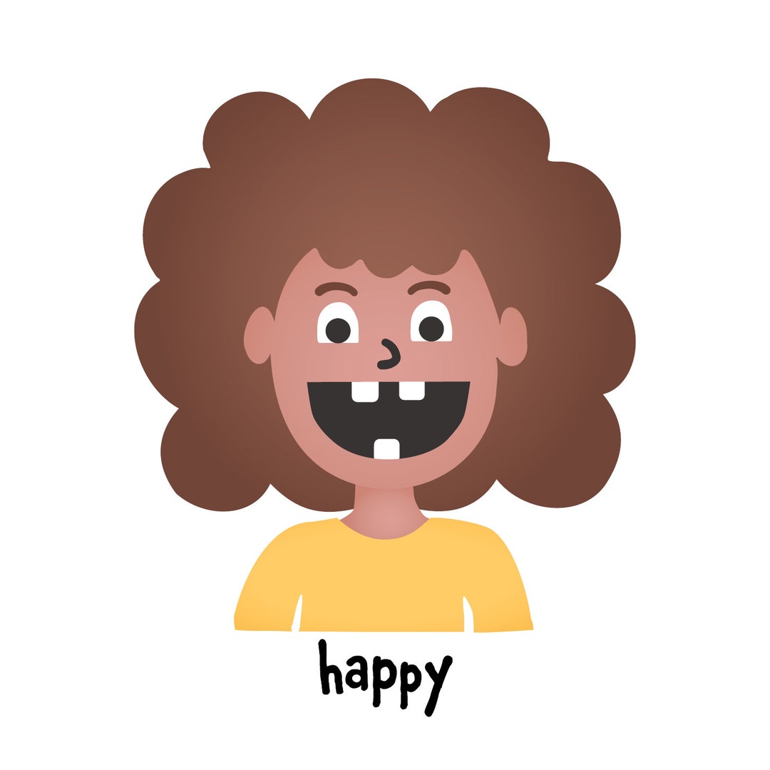 Happy Big Feelings Collection Printable Wall Art (digital Download) - Etsy