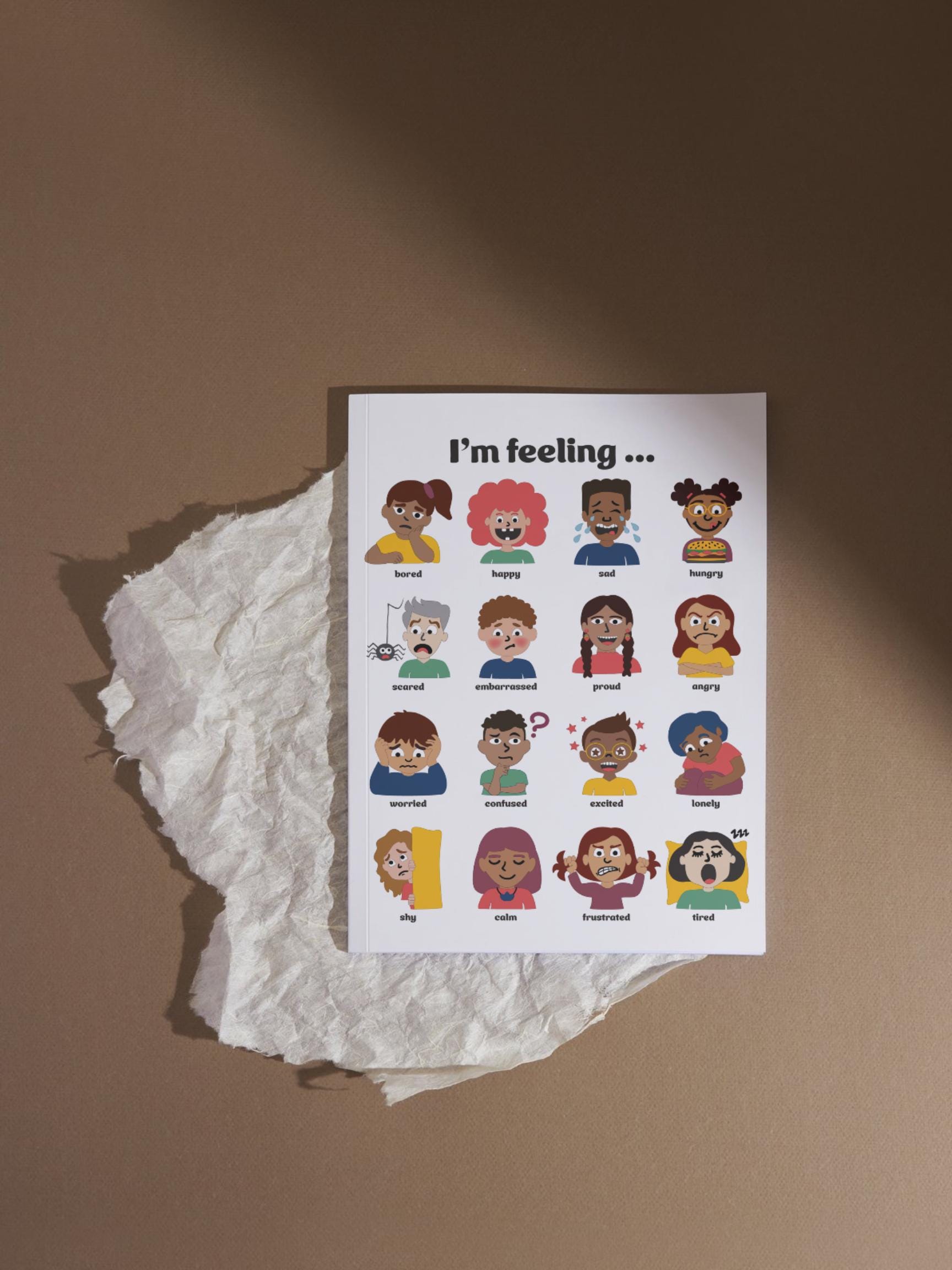 Feelings Printable Poster - 16 Cute Kids With Obvious Emotions | School ...