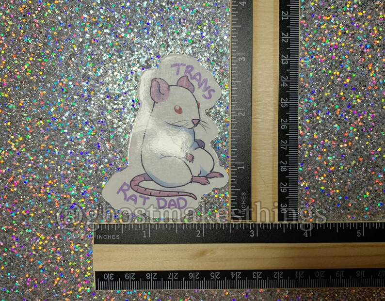 Trans Rat Parent Sticker (read Disclaimer Before Buying) - Etsy