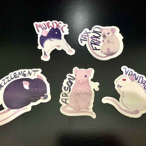 Rat Sticker - Etsy