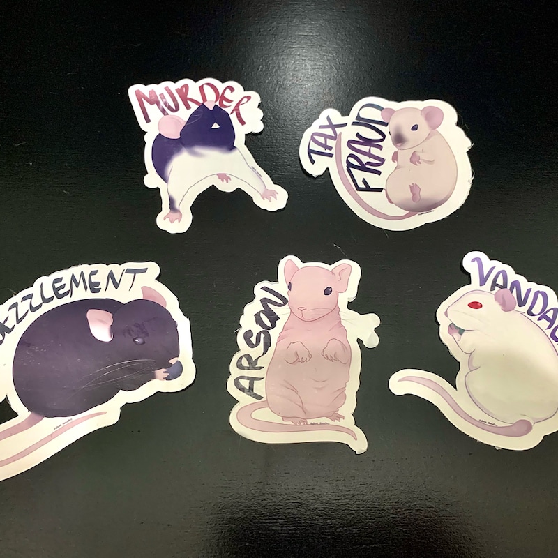 Rat Stickers - Etsy