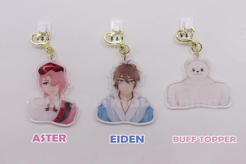 NU Carnival Bust Keychains | 3” Double Sided - Etsy