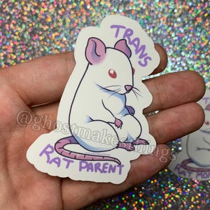 Trans Rat Parent Sticker (read Disclaimer Before Buying) - Etsy