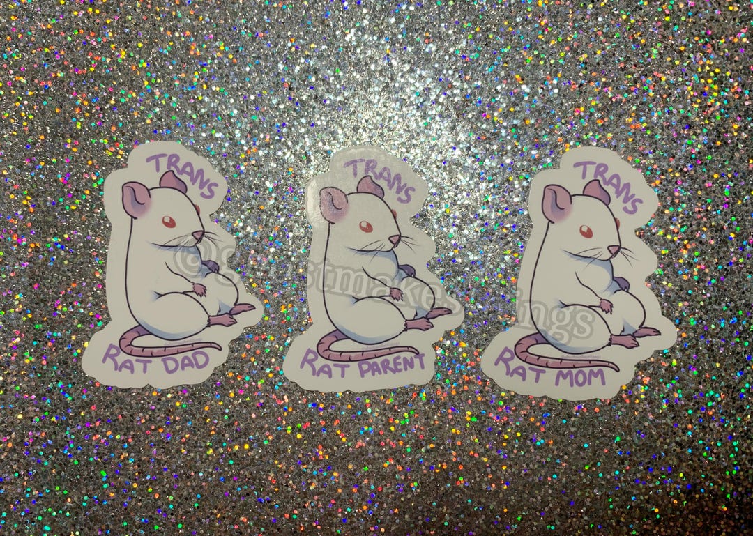 Trans Rat Parent Sticker (read Disclaimer Before Buying) - Etsy