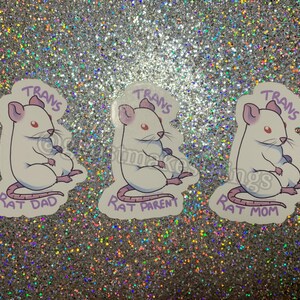 Trans Rat Parent Sticker (read Disclaimer Before Buying) - Etsy