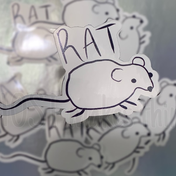 Rat Sticker - Etsy