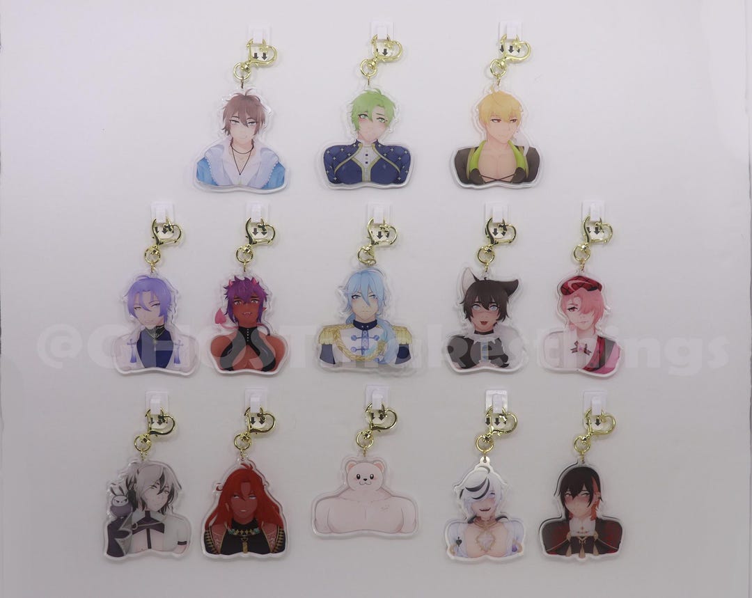 NU Carnival Bust Keychains - Etsy