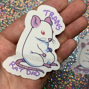 Trans Rat Parent Sticker (read Disclaimer Before Buying) - Etsy