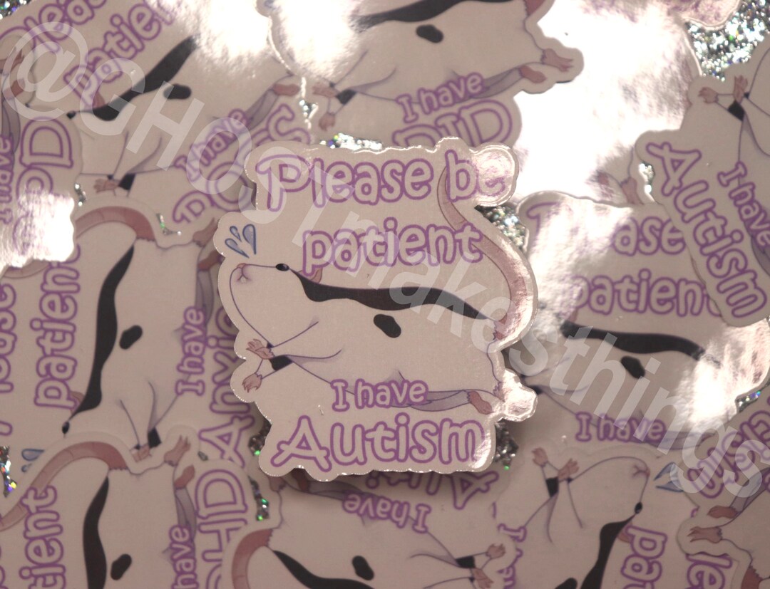 Please Be Patient I Have ___ Rat Stickers - Etsy