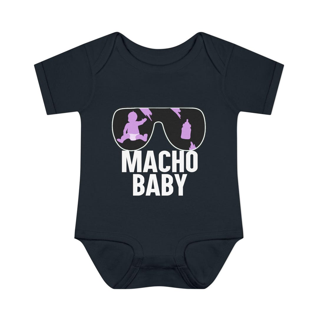 Macho Baby Onesie - Pro Wrestling Inspired - Etsy