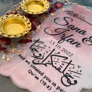 Nikkah, Resin Ring Plate, Nikkah Ring Plate, Ring Plate Nikkah, Nikkah ...