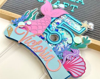 3d Mermaid Cake Topper - Etsy