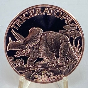 Dinosaur Collectible Coins Eight Fine .999 Bullion Rounds Newly Minted ...