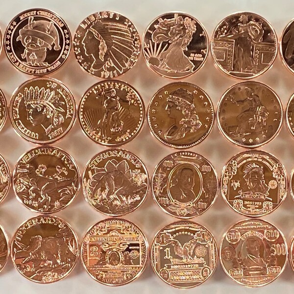 Copper Rounds - Etsy