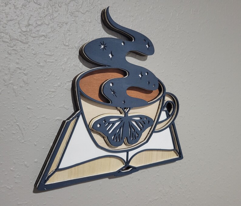 Layered Hot Coffee Cup Laser Cut - Etsy