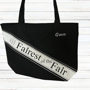 Custom Pageant Sash Replica Tote Bag, Pageant Bag, Pageant Tote Bag ...