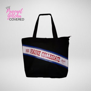 Custom Pageant Sash Replica Tote Bag, Pageant Bag, Pageant Tote Bag ...