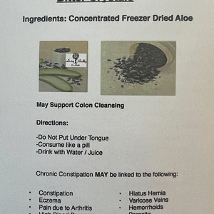 Crystal Aloe Bitters - Etsy