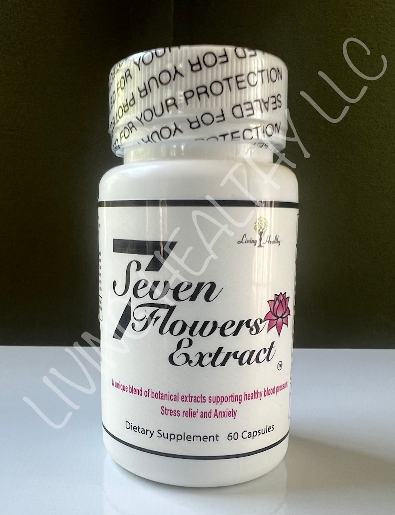 Seven Flowers Extract 60 Capsules - Etsy