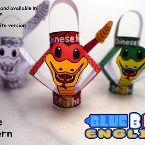 Green Snake Lantern | Red Chinese Zodiac Snake Paper Lantern | Chinese ...