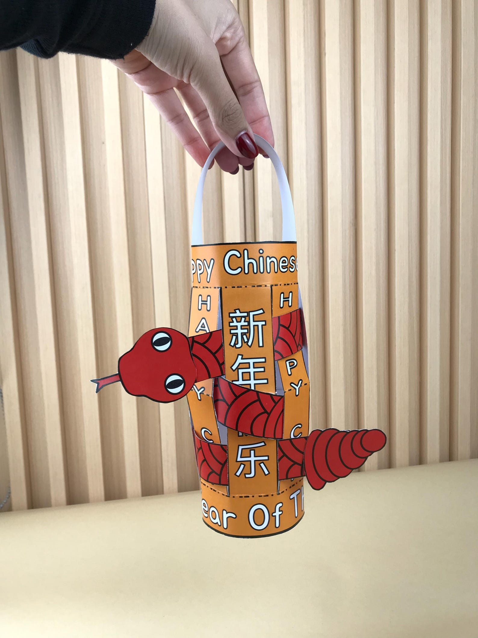 Wind Your Way Into the Chinese New Year With Our Snake Lantern Craft ...