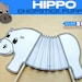 Hungary Hippo Chopstick Puppet Craft, Safari Animal (4 Pages) - Etsy