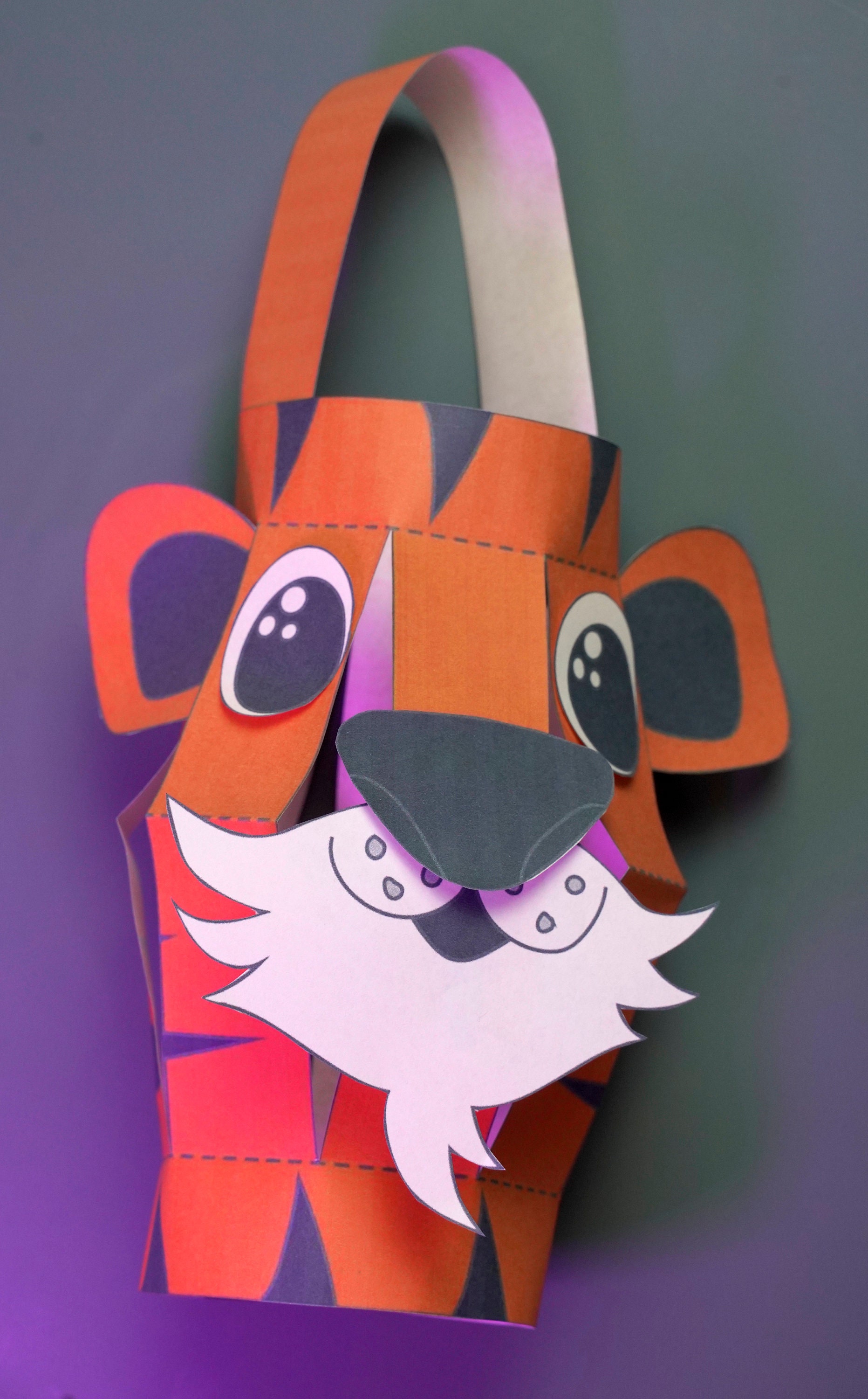 Tiger Lantern Craft Activity, Chinese New Year Printable (PDF) - Etsy