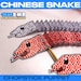 Chinese New Year Snake Chopstick Puppet Craft, Printable Paper Snake ...