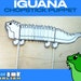 Iguana Chopstick Puppet Craft, Reptile Animal (4 Pages) - Etsy