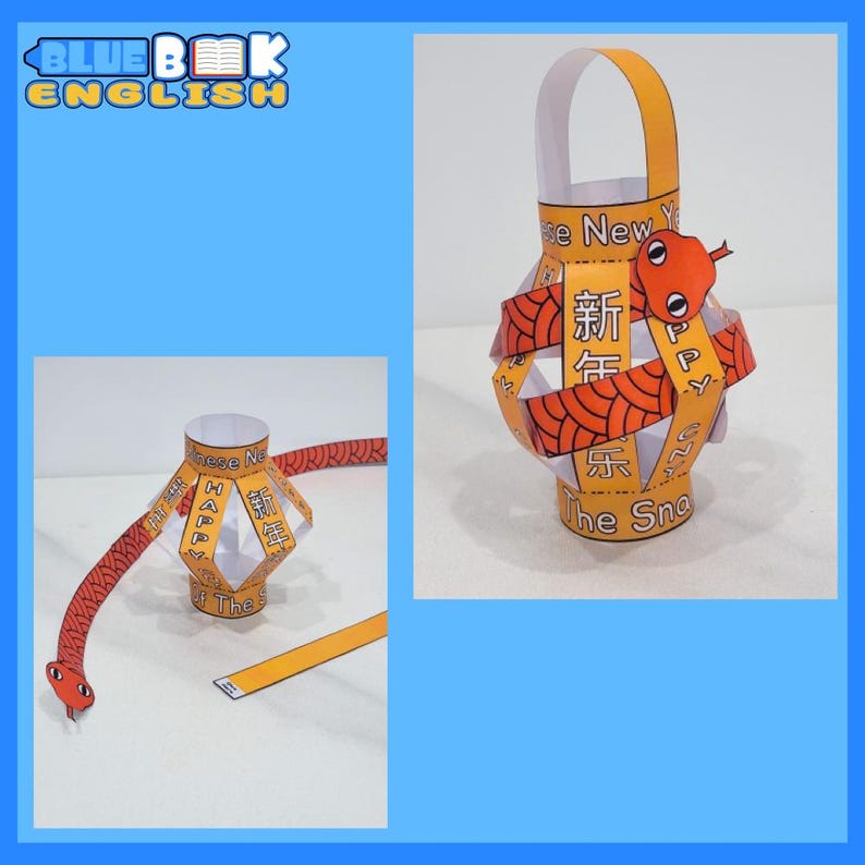 Wind Your Way Into the Chinese New Year With Our Snake Lantern Craft ...