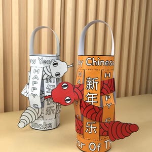 Wind Your Way Into the Chinese New Year With Our Snake Lantern Craft ...