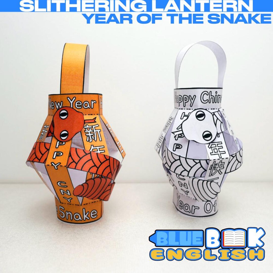 Wind Your Way Into the Chinese New Year With Our Snake Lantern Craft ...