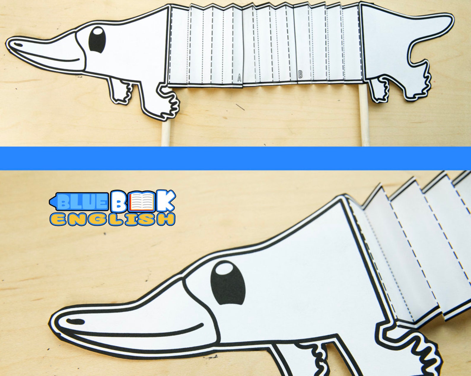 Platypus Chopstick Puppet Craft (4 Pages) - Etsy