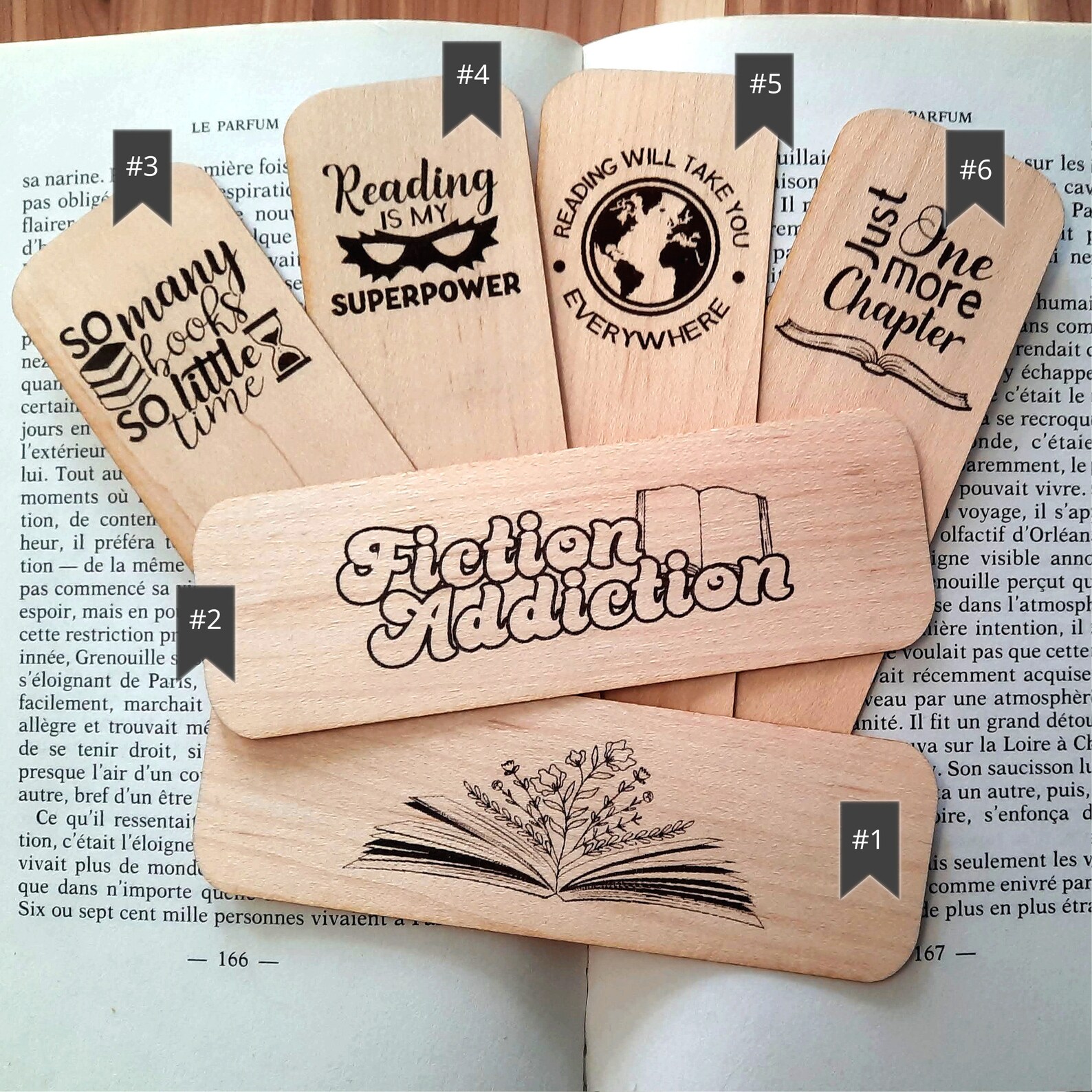 Wooden Bookmarks Made From Upcycled Wood Veneer - Etsy