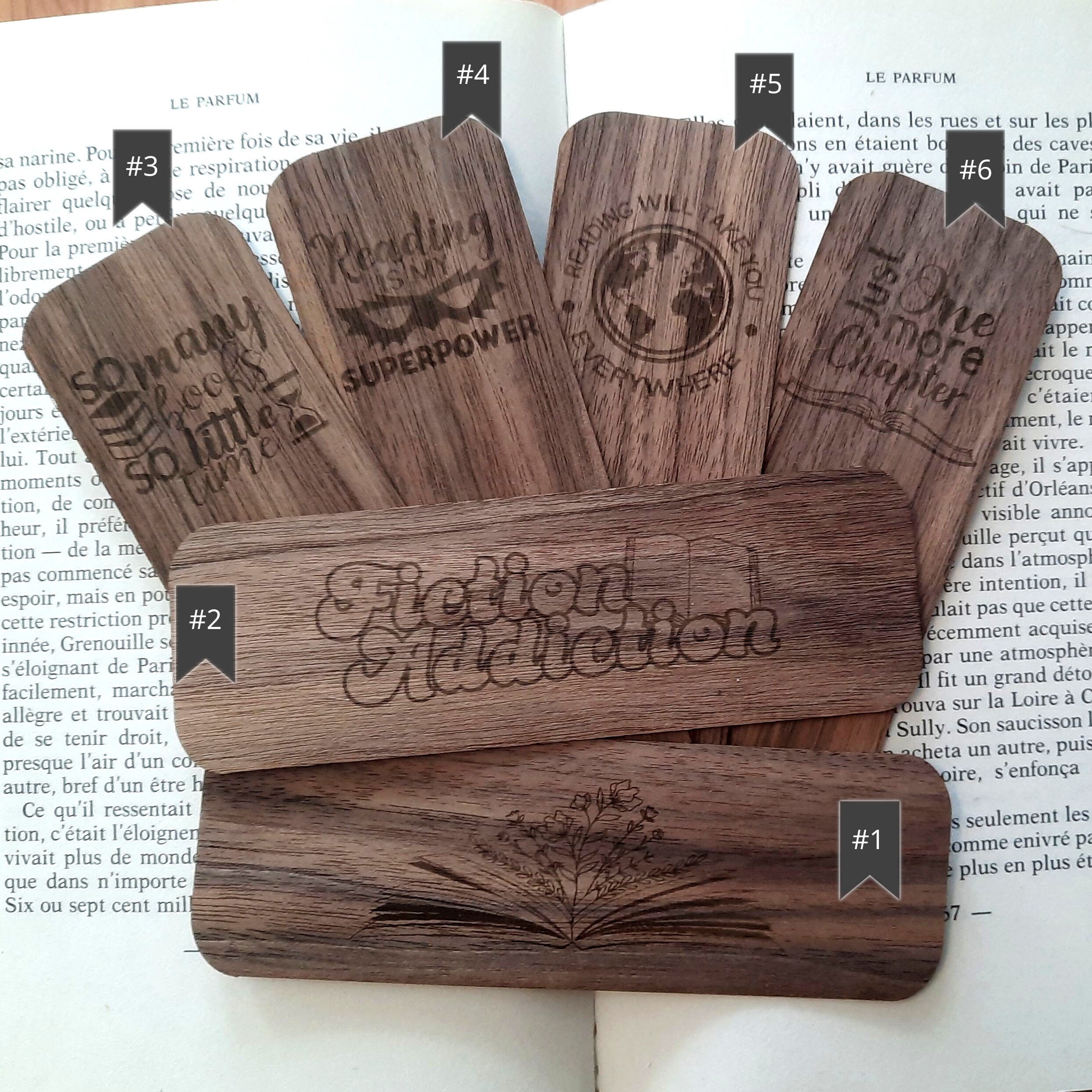 Wooden Bookmarks Made From Upcycled Wood Veneer - Etsy