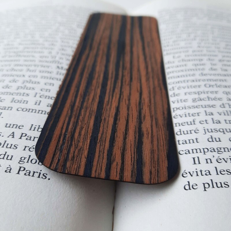 Thin Wood Bookmark - Etsy