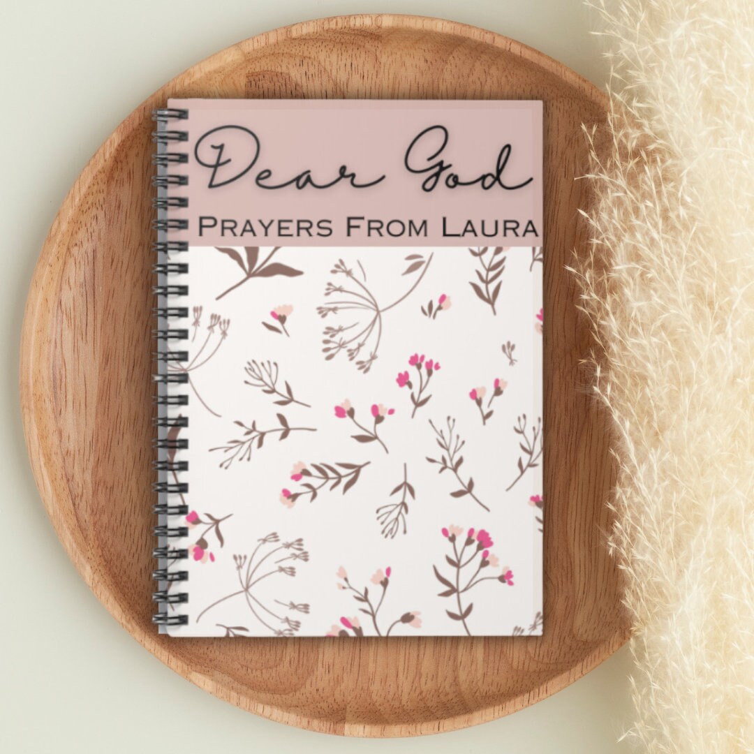 Christian Journal for Devotional Writing Notebook, Small Faith Notebook ...