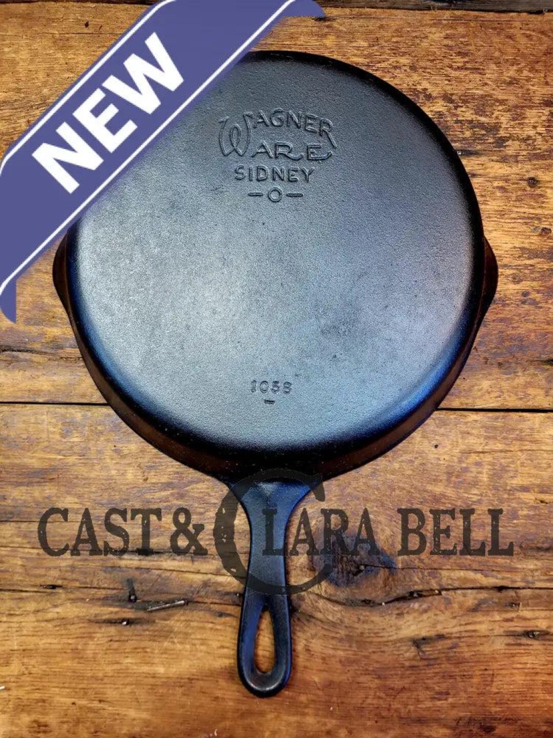1930's Wagner Ware 8 Cast Iron Skillet With Stylized Logo, 1058 W ...