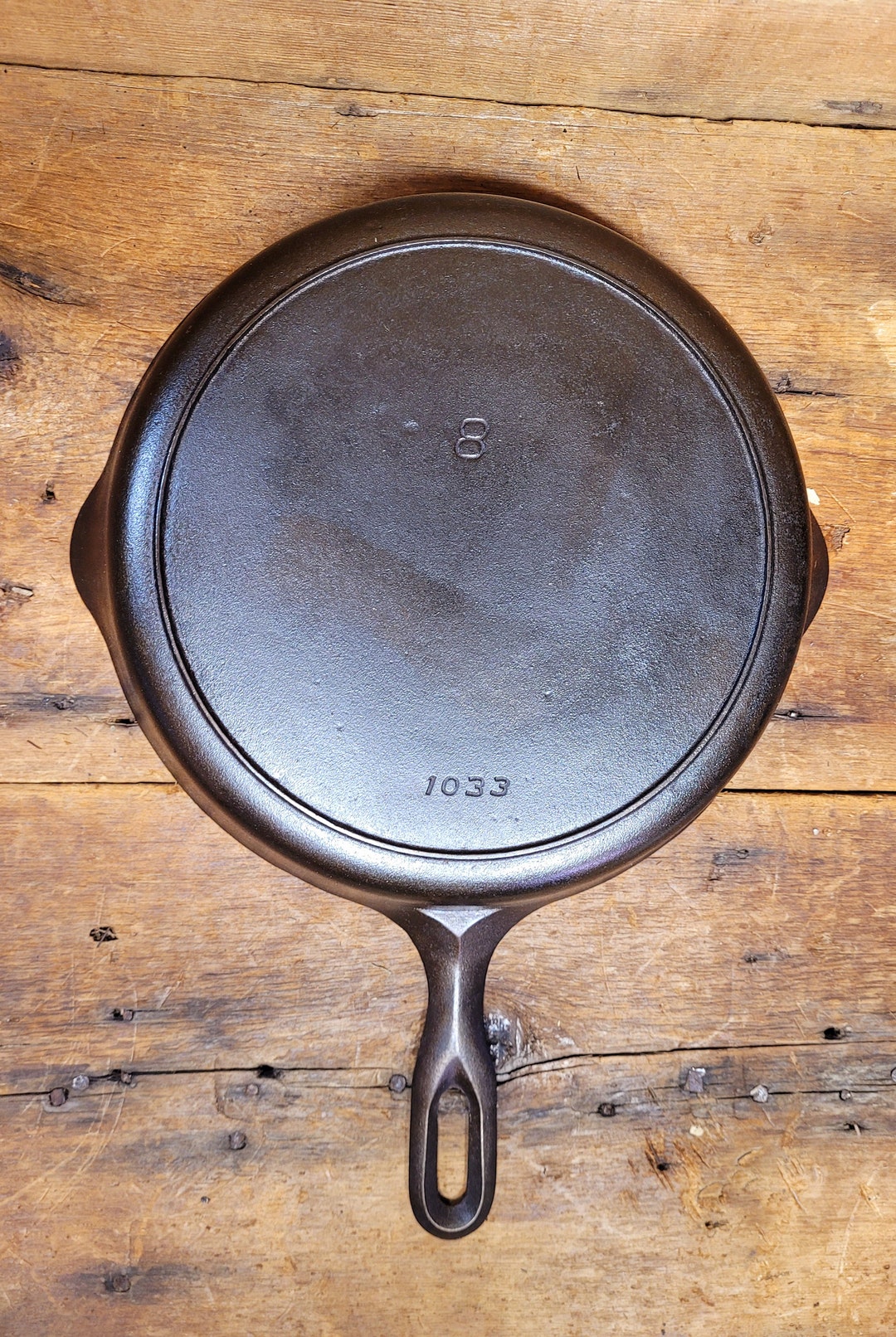 1940 s Griswold Iron Mountain 8 Cast Iron Skillet 1033 Etsy