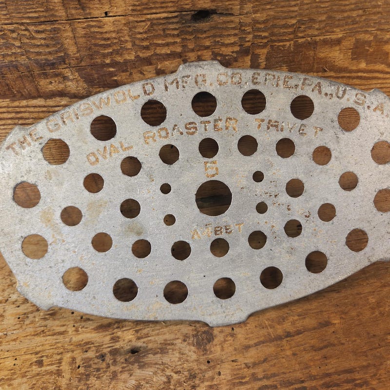 Cast Iron Trivet Vintage - Etsy