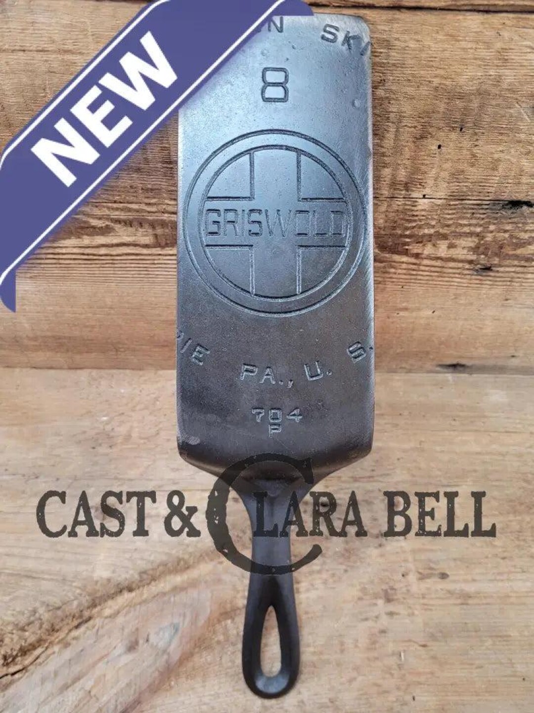 Custom Made 8 704 P Griswold Cast Iron Skillet Spatula. Reclaimed From ...