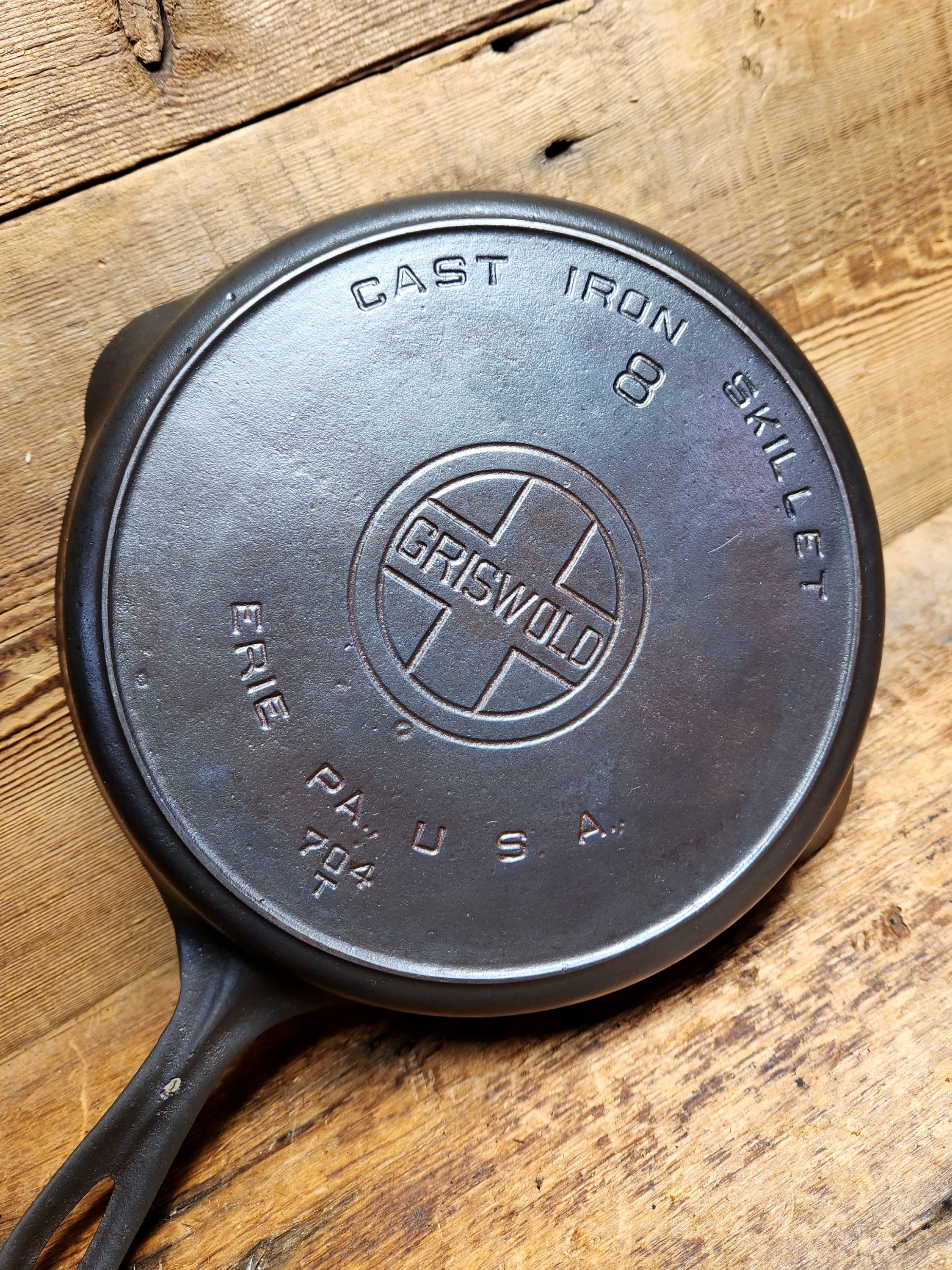 The Classic 8 1920's Griswold 8 Skillet With Large Block - Etsy