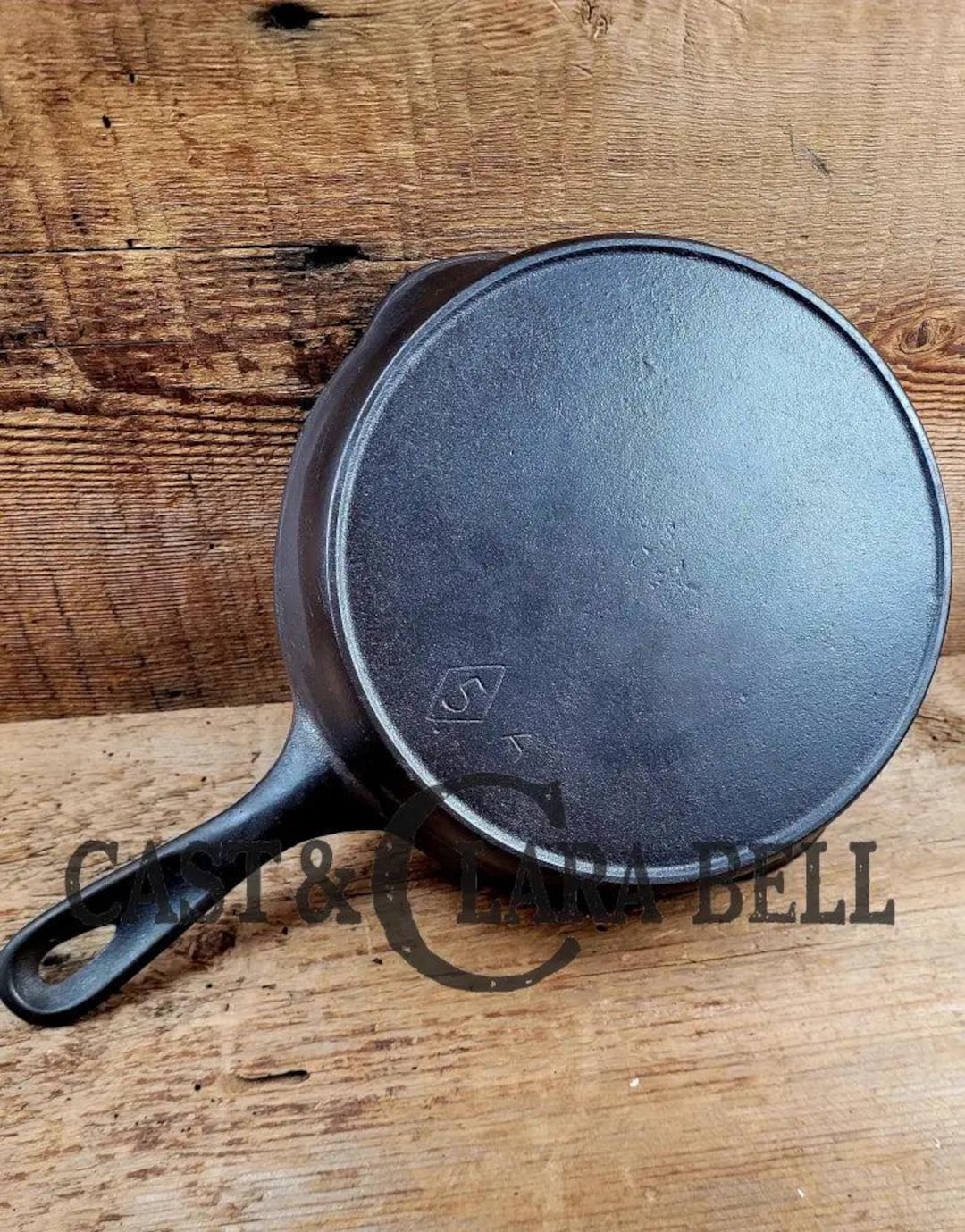 1910-20's Chicago Hardware Foundry #5 Cast Iron Diamond Skillet With ...
