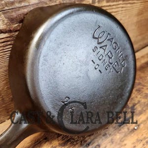 HARD TO FIND! Wagner Ware #2A Cast Iron Skillet. Stylized Logo, Great ...