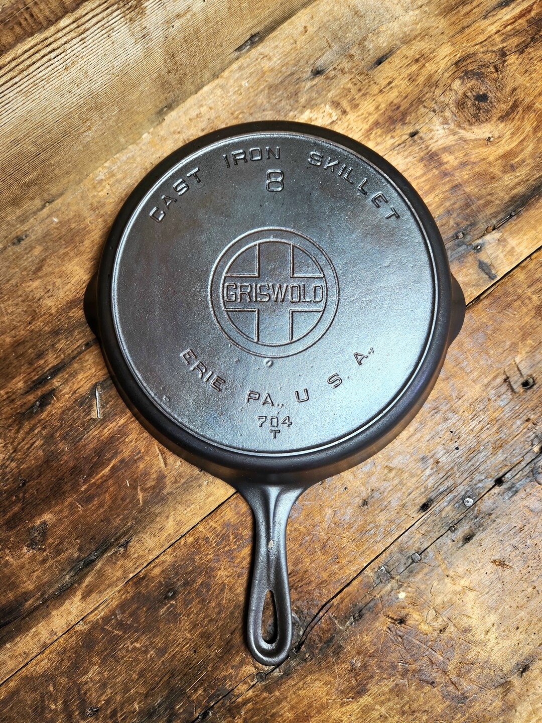The Classic 8 1920's Griswold 8 Skillet With Large Block - Etsy
