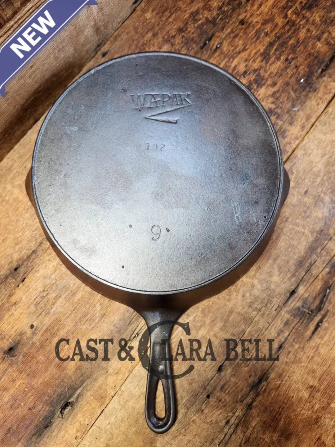 Gorgeous Early 1900's Wapak 9 102 Cast Iron Skillet. - Etsy