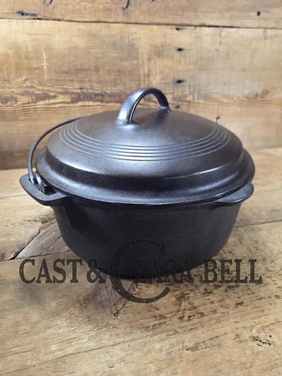 Beautiful Mid-century Fully Restored Wagnerware #8 Dutch Oven Sawtooth ...