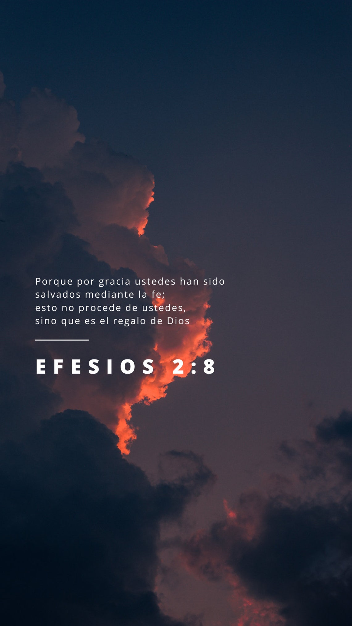 Efesios 2:8, Arte Mural De Versículos Bíblicos - Etsy