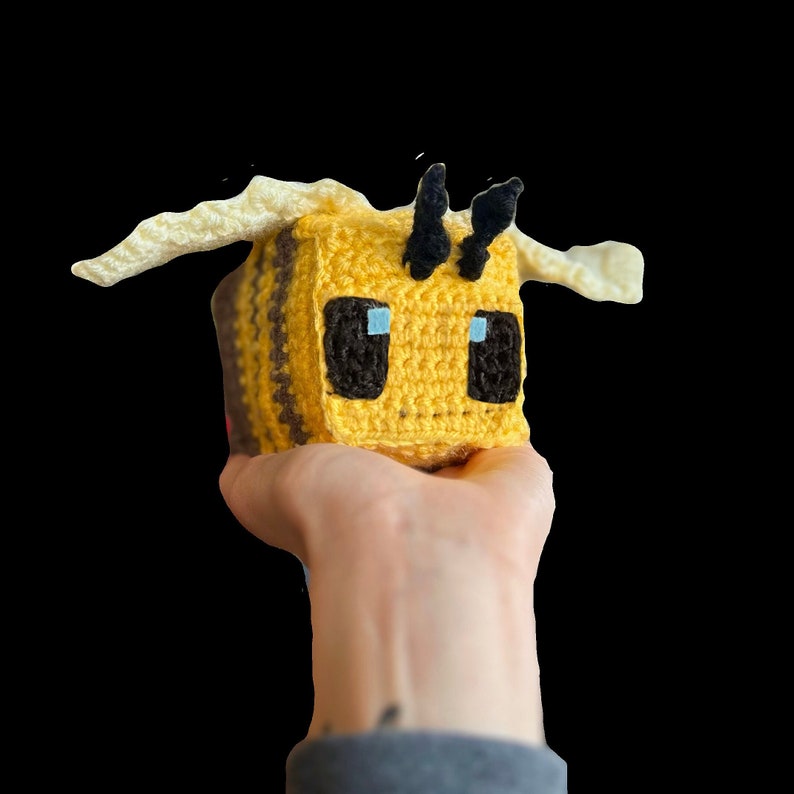 Minecraft Bee Crochet Plushie Pattern - Etsy